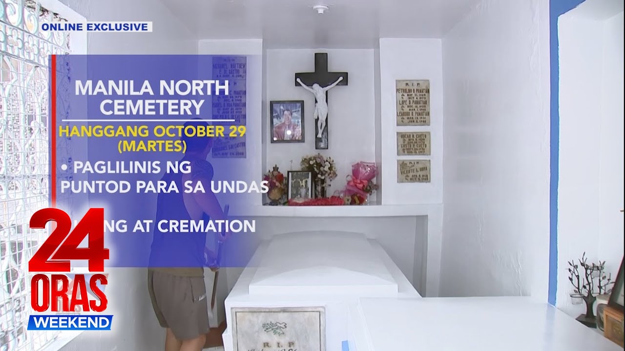 Paglilinis sa mga puntod sa Manila North Cemetery, pinalawig hanggang ...
