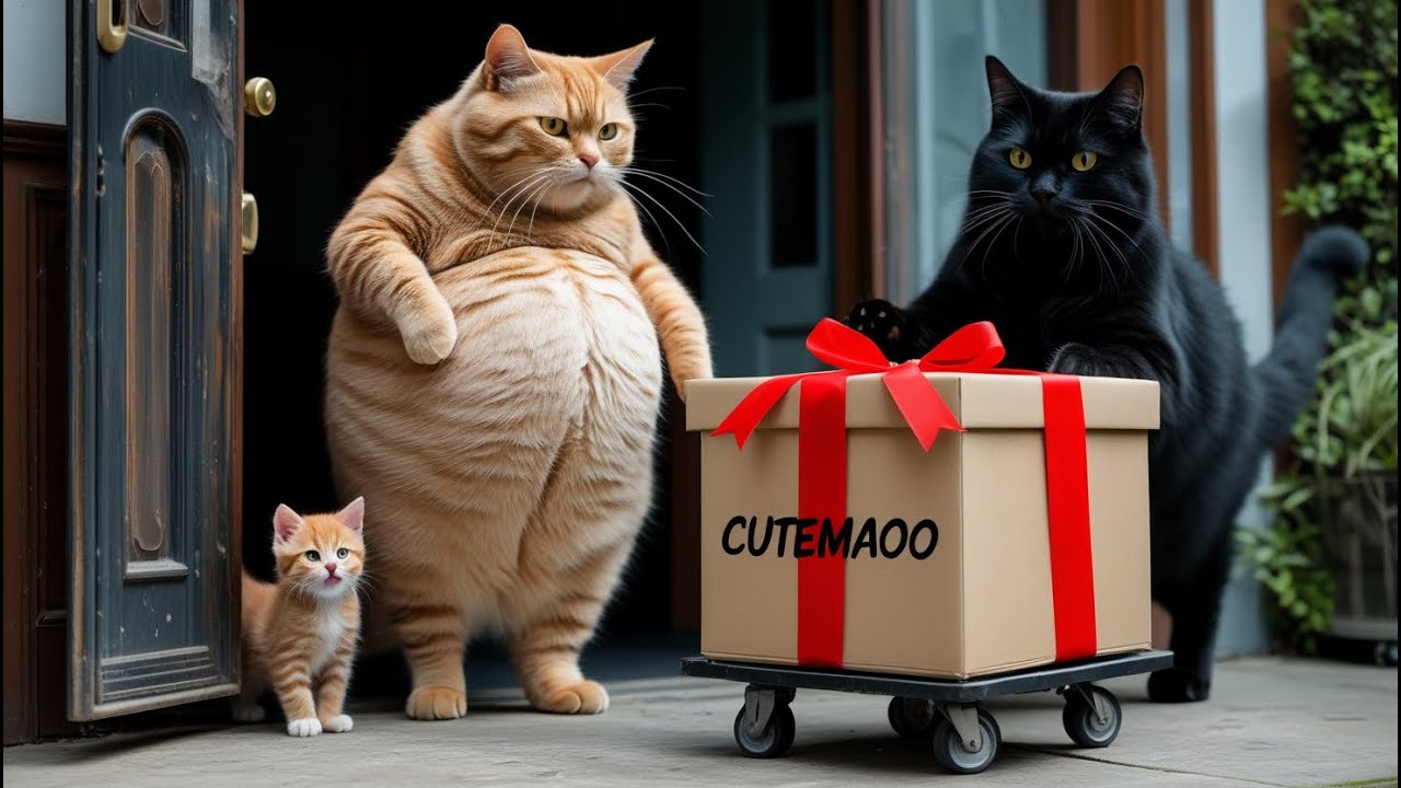 No One Expected What Papa Cat Brought Home 🚲 ️ - YouTube