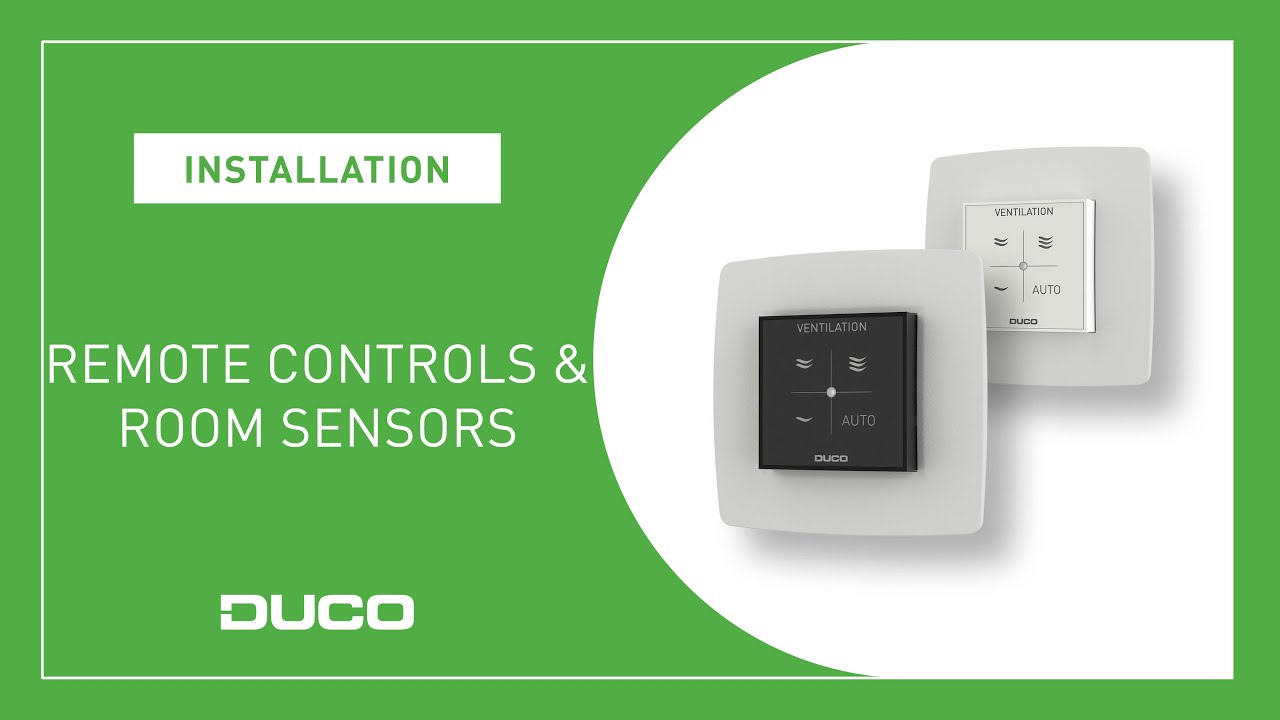 Installation - Remote controls & room sensors - YouTube