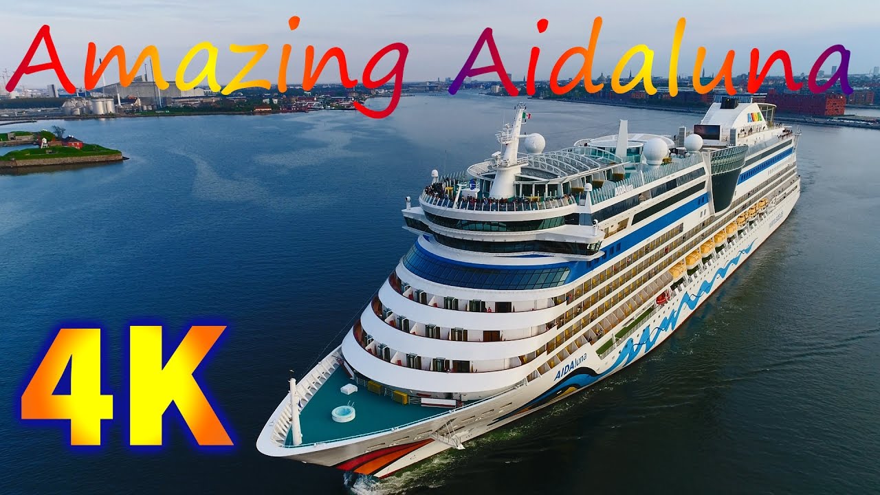 Amazing cruise ship!!! ,,Aidaluna'' Best aerial footage!!! 4K Dji ...