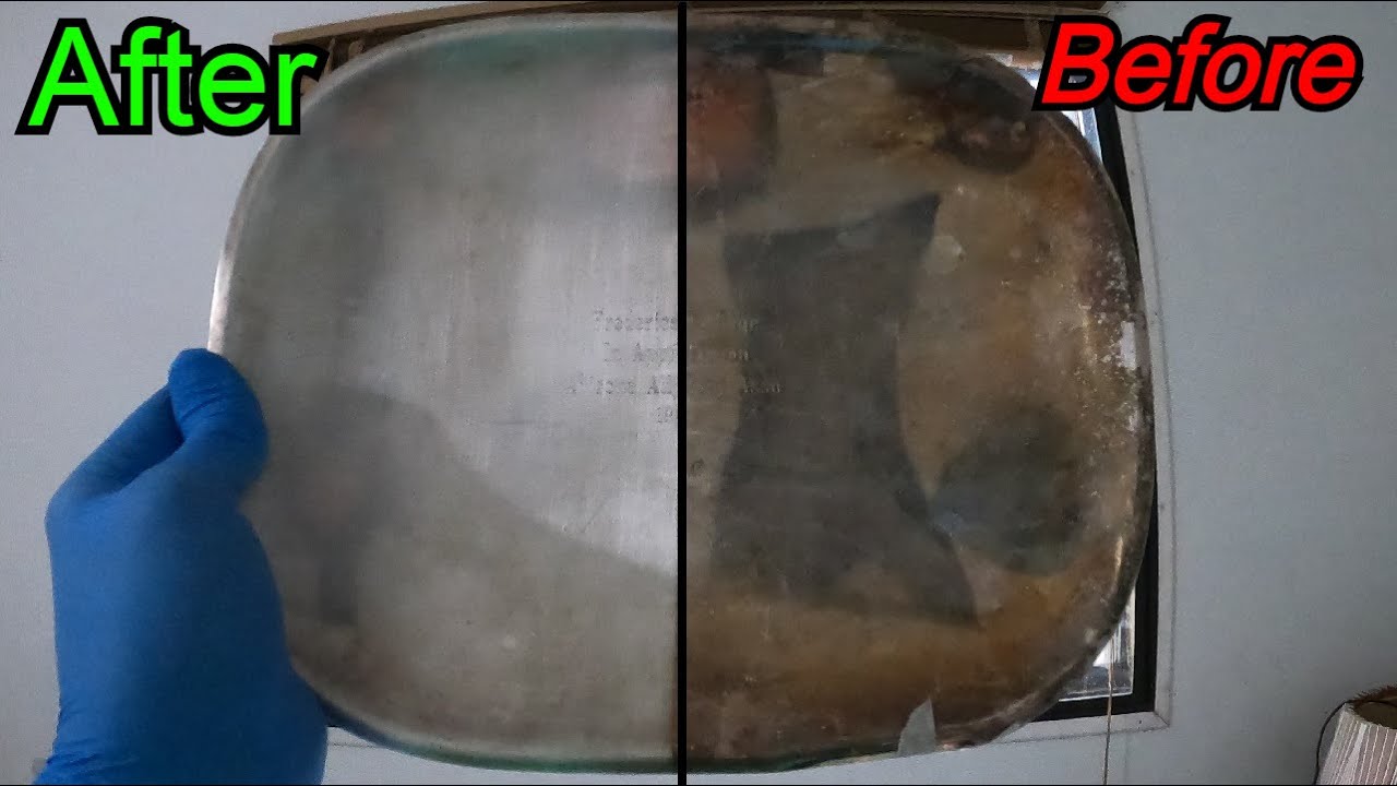 Antique Silver 1958 Plate Restoration! - YouTube