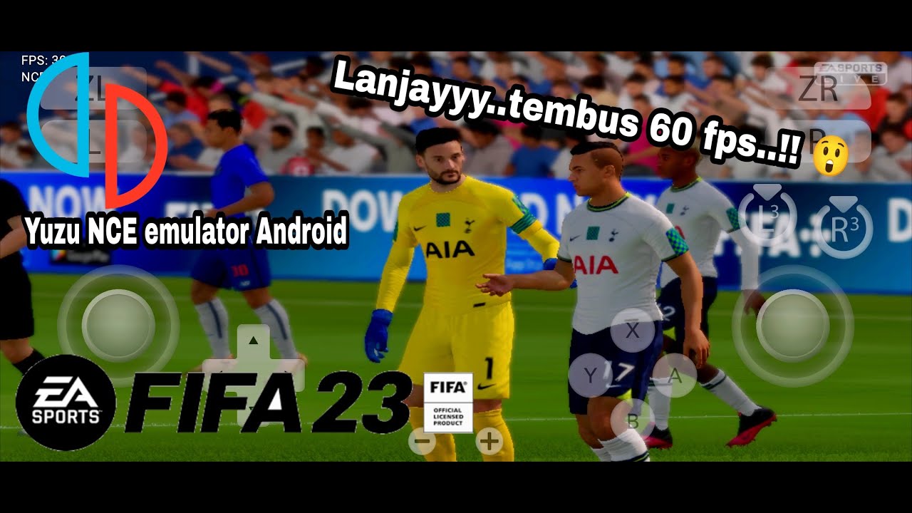 Best setting 60 fps FIFA 23 | Yuzu NCE Emulator Android |Snapdragon 860 ...