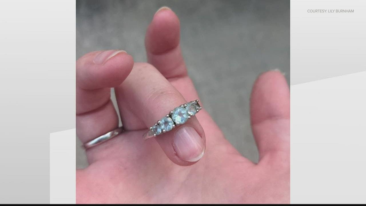 Missing a diamond ring? This woman found it at Inman Park - YouTube