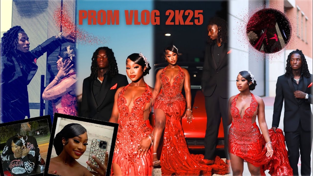 PROM VLOG 2k25 : GRWM + photoshoot , after parties , makeup , hotel ...