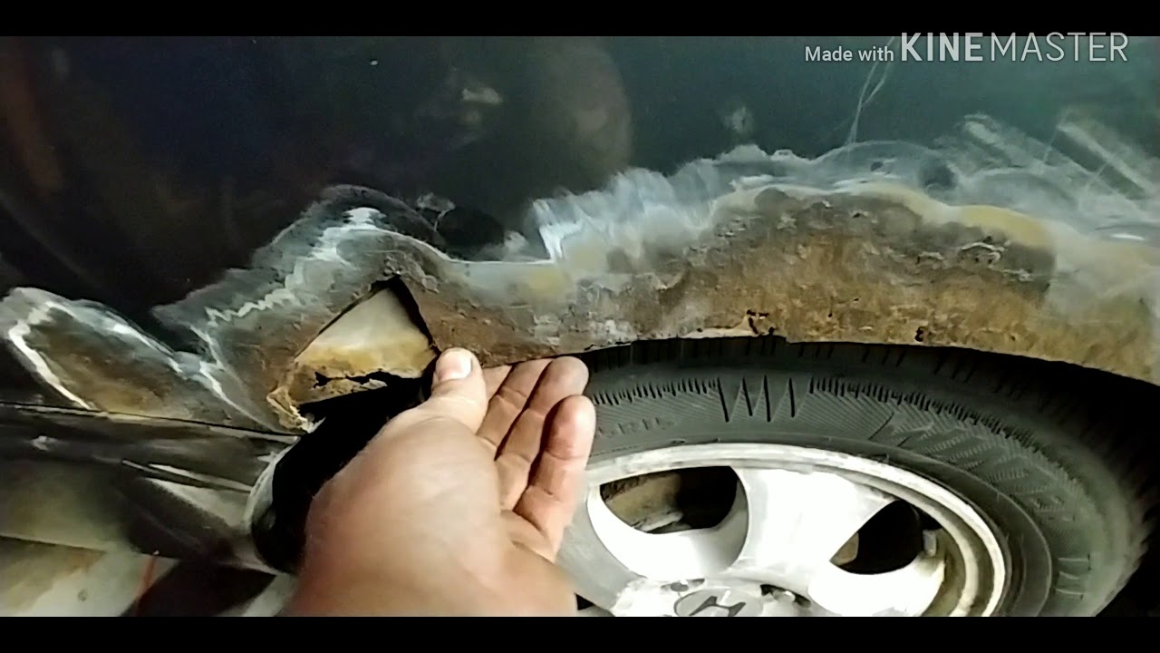 Rust repair Honda accord part 1 - YouTube