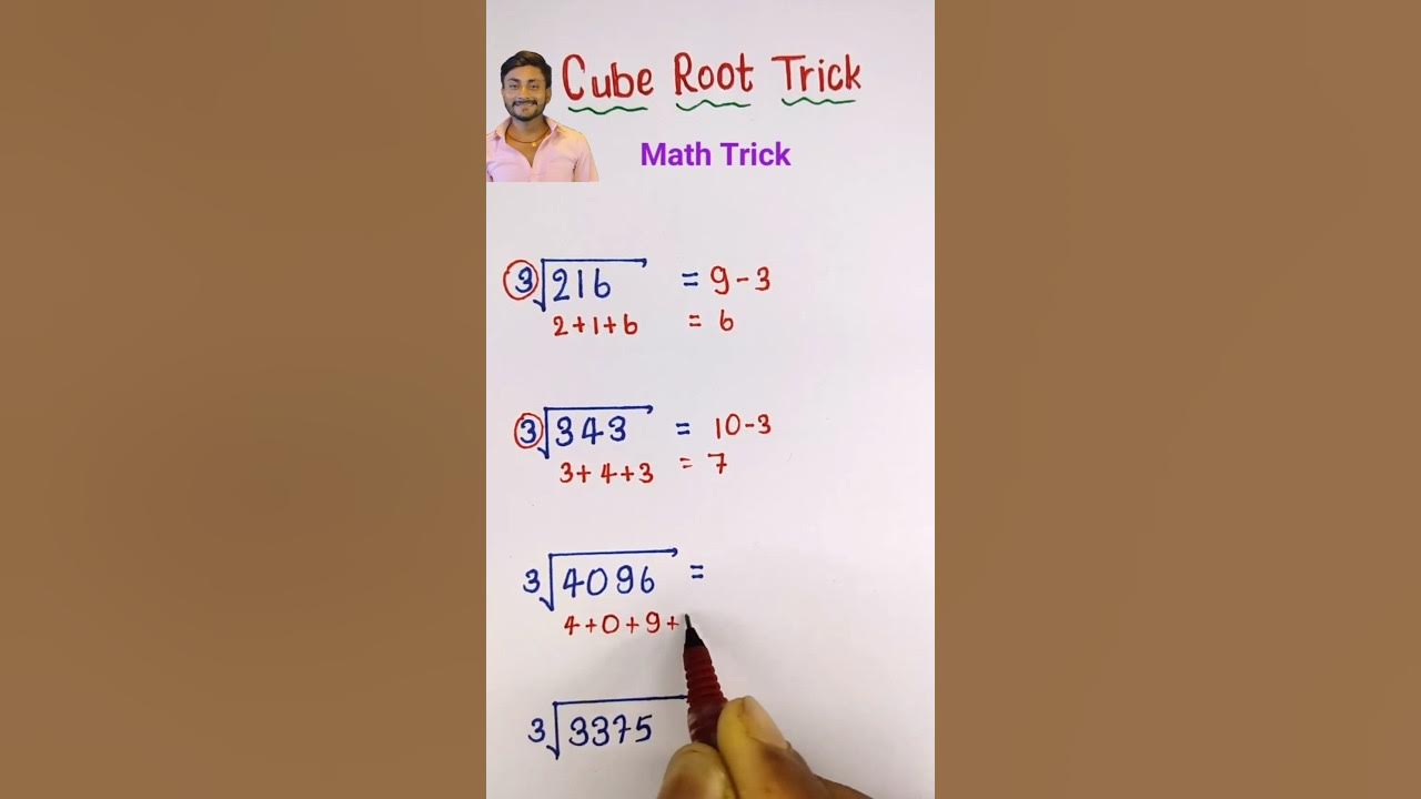 Cube root maths tricks se nikale#maths #mathtricks #mathstricks #shorts #viralvideo - YouTube