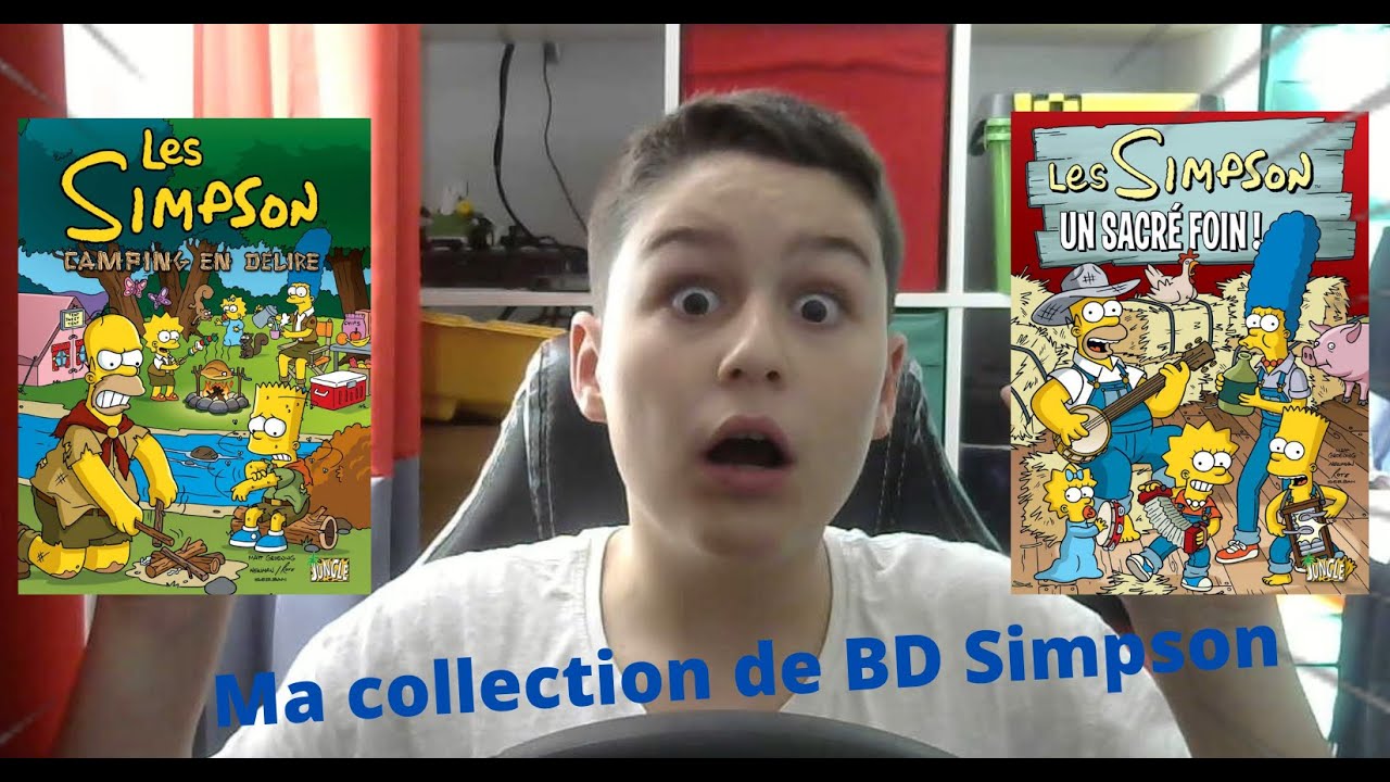 Ma collection de BD Simpson ! - YouTube