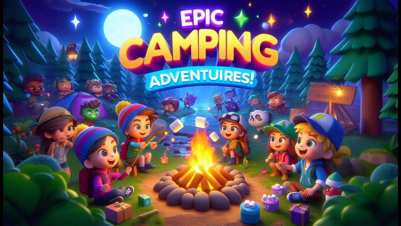 Camping Fun for Kids! 🎉 Sing Along to the Ultimate Campfire Song! - YouTube