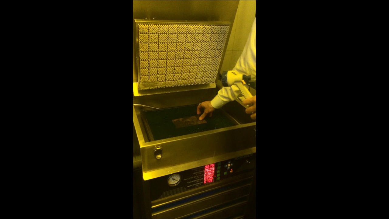 Water wash plate making process - YouTube