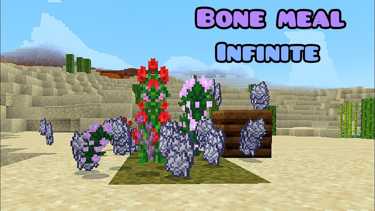 Infinite bone meal trick in minecraft!!! - YouTube