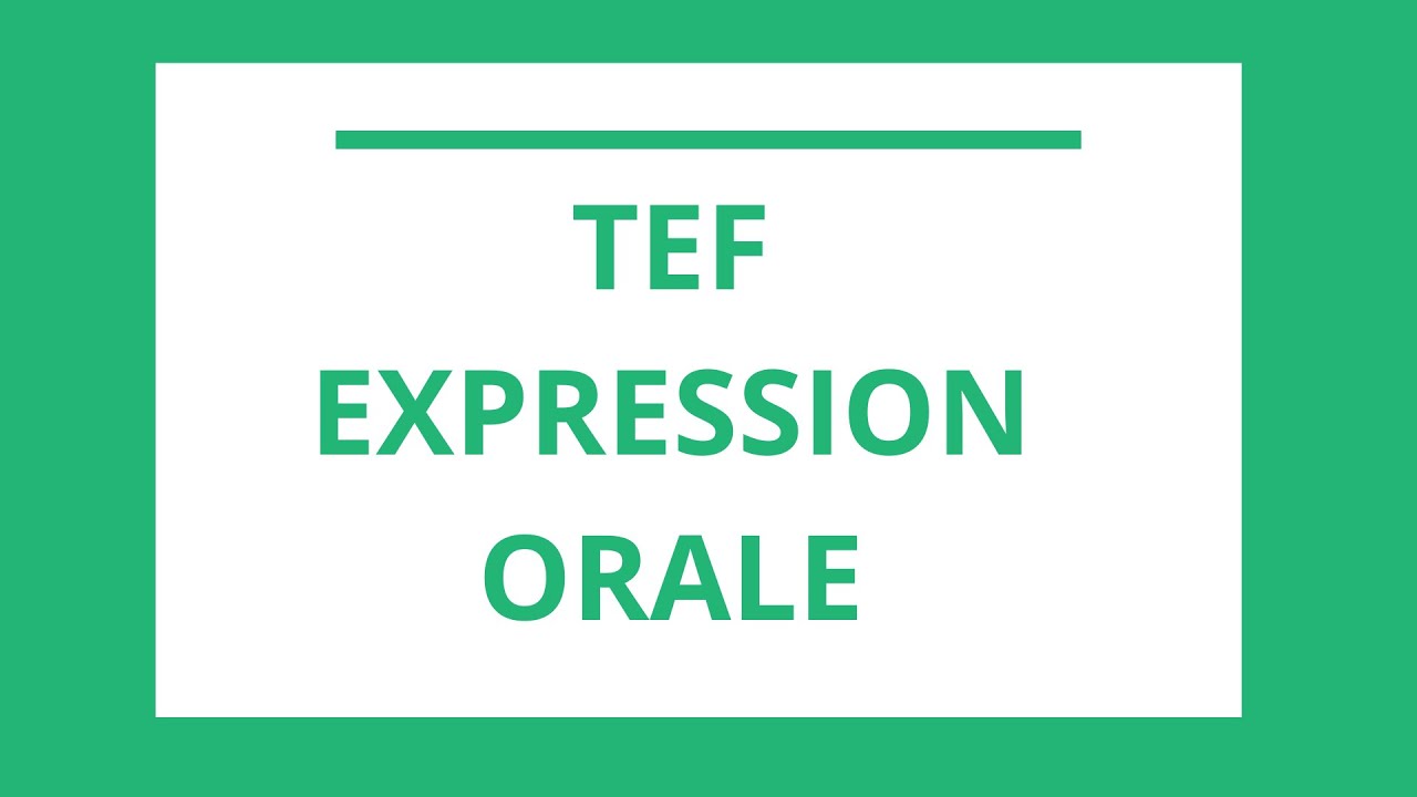 Mastering Tef Oral Expression Section A: The Art Of Listening || - YouTube