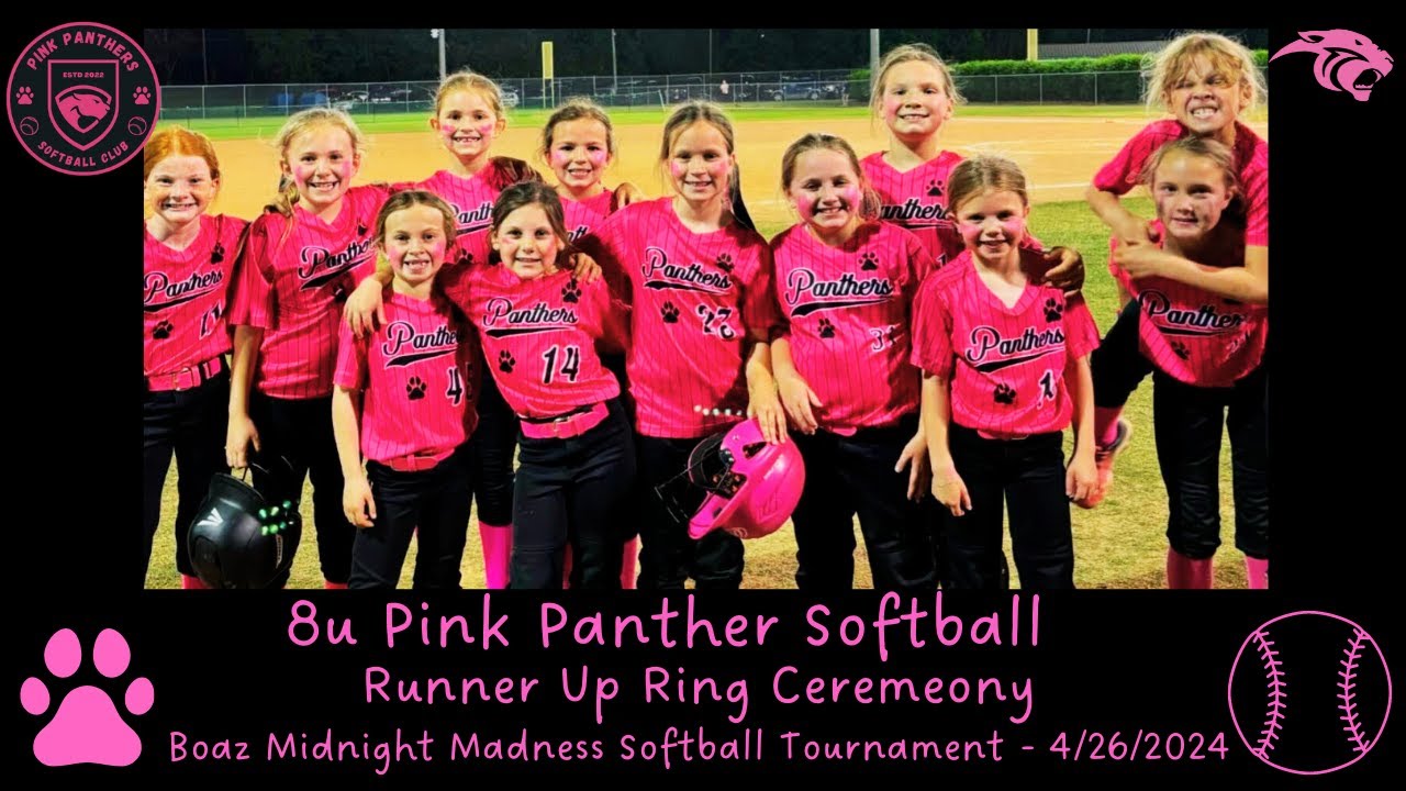 8u Pink Panthers Softball Finishes Runner-Up in the Boaz Midnight ...