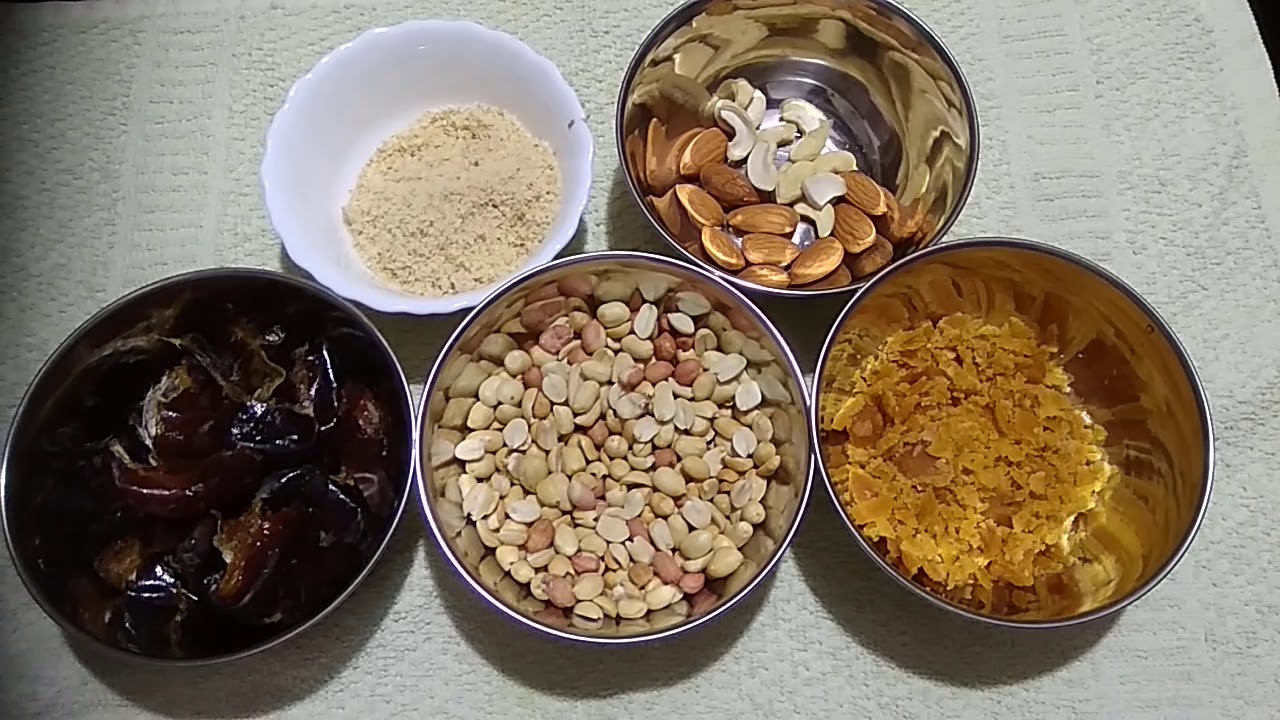 Dates laddu- dates balls-perichampalam laddo-perichampalam urundai-how ...