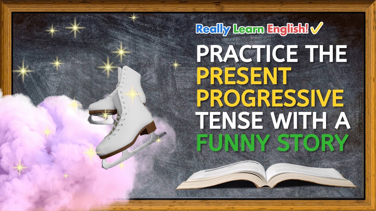 Funny Present Progressive Story: Dancing in Class - YouTube