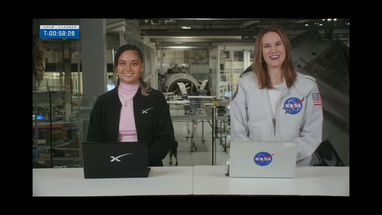 NASA crew-7 mission Launch - YouTube