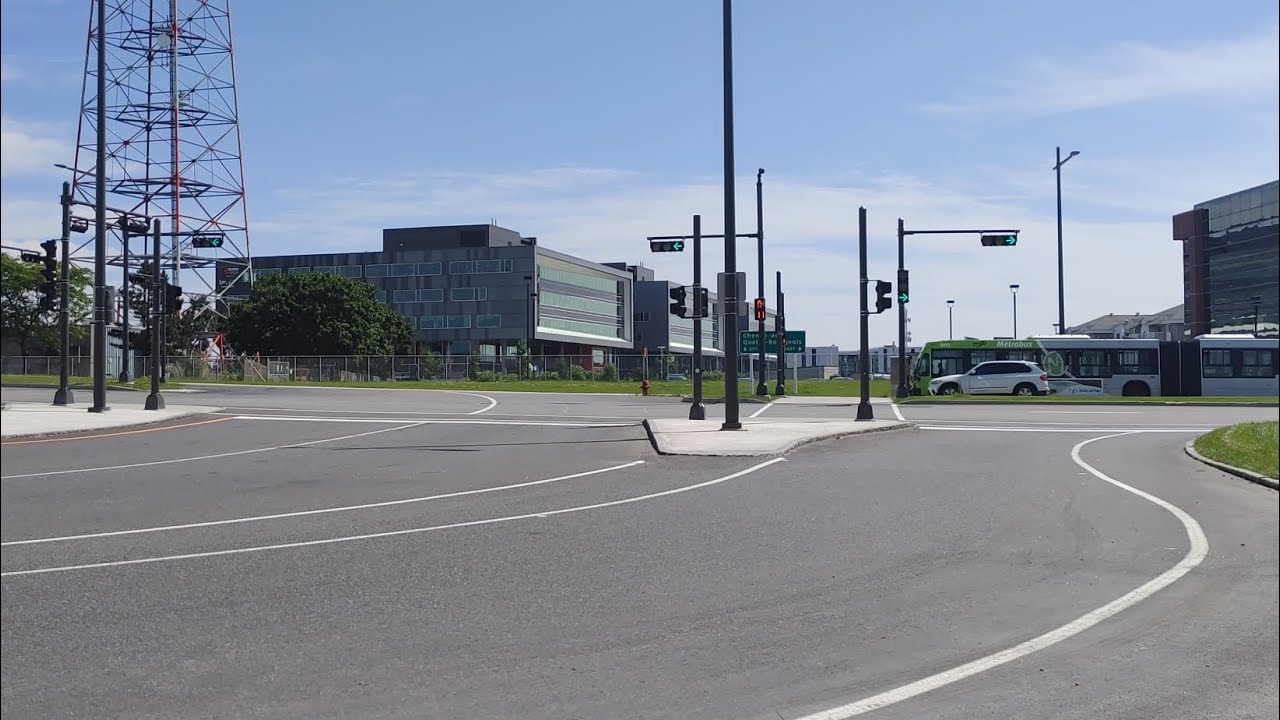 New Traffic Signals at Chemin des Quatre-Bourgeois & Autoroute 73 ...