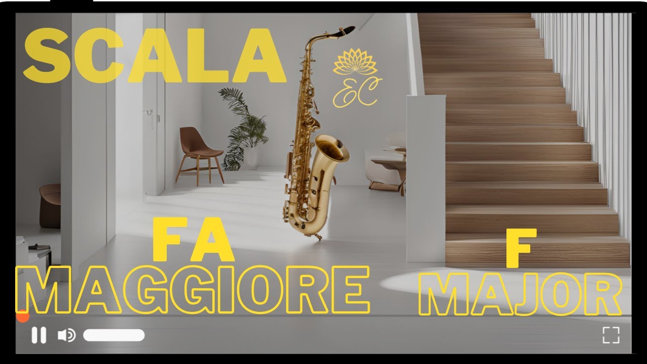 Scala FA Maggiore | Sassofono 🎷 | tutta estensione - F Major Scale ...