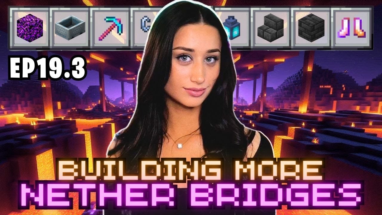 [🔴LIVE] Building NETHER BRIDGES... (Minecraft Survival Series) - YouTube