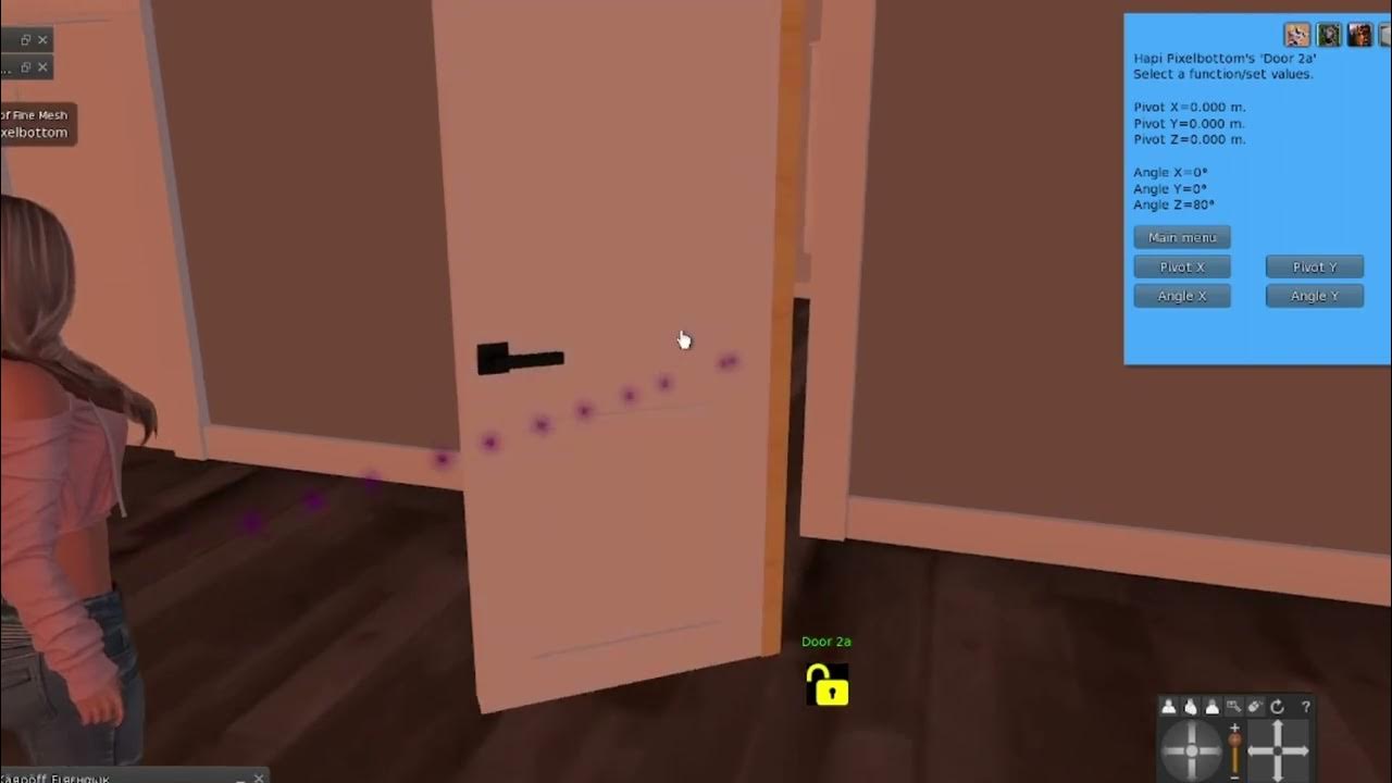 Second Life Auto Open and Close Door Script Tutorial - YouTube