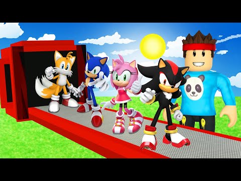Sonic Fabrikası Kurduk!! Sonic Amy Rose Tails Shadow Sonic 🔴 NiKO ile Roblox Sonic Tycoon