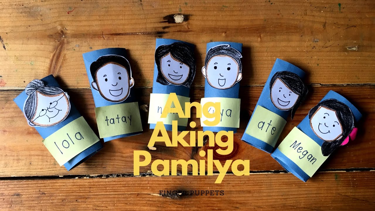 Finger Puppets : Ang Aking Pamilya - YouTube