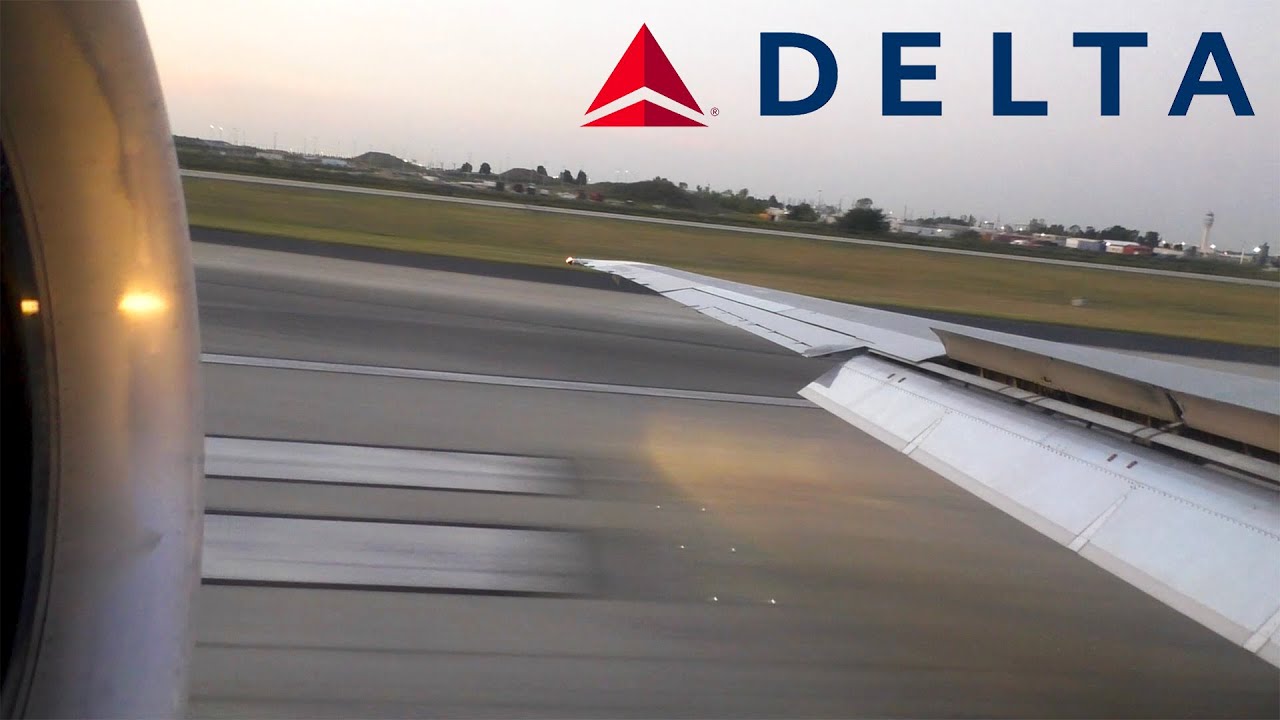 Delta Air Lines McDonnell Douglas MD-88 SUNSET Landing in Atlanta (ATL ...