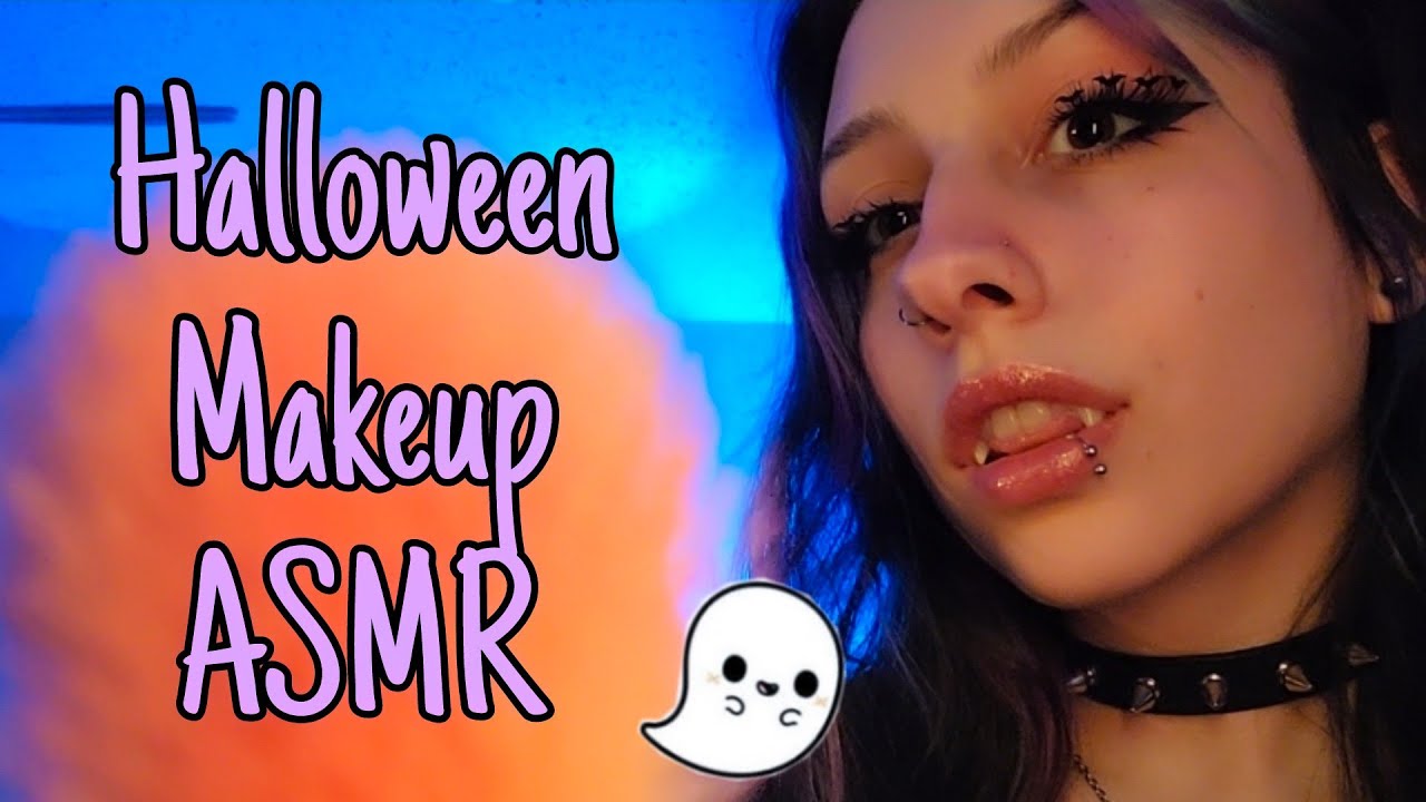 Doing Your Halloween Makeup ASMR Roleplay - YouTube