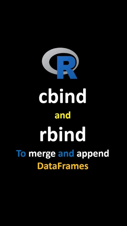R merge and append dataframes with cbind and rbind #r #dataframe #cbind ... R merge and append dataframes with cbind and rbind #r #dataframe #cbind ...
