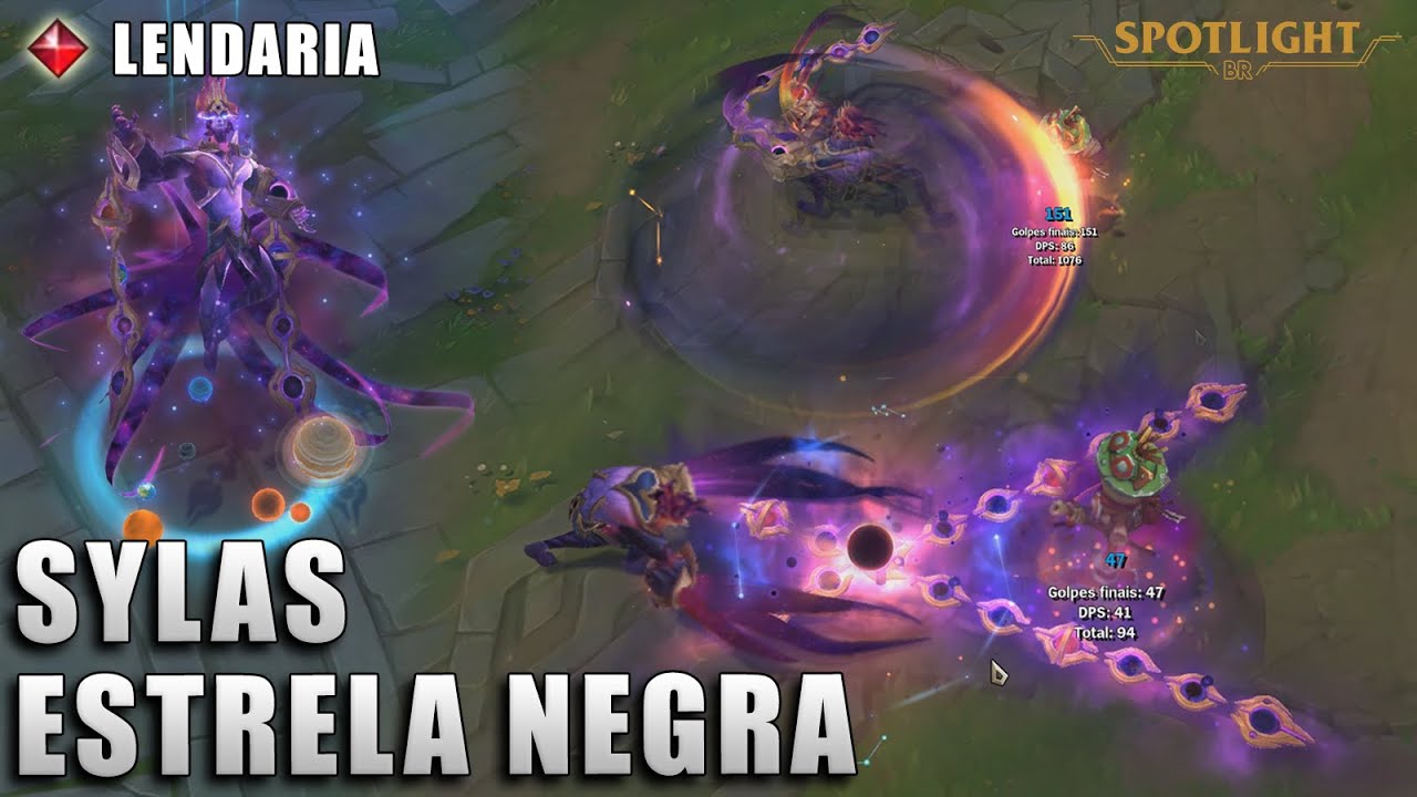 Sylas Estrela Negra (LENDARIA) - Skin Spotlight PREVIA - YouTube