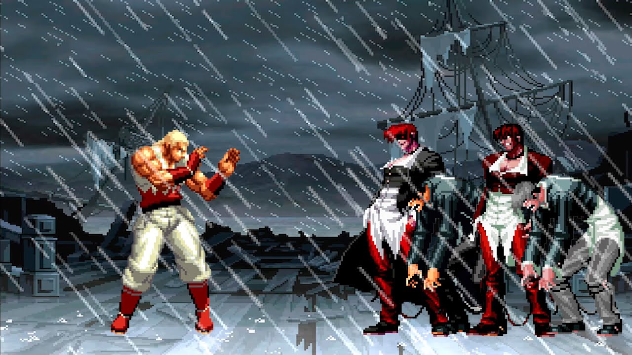 [KOF Mugen] Andy Plus vs Orochi Iori Team - YouTube
