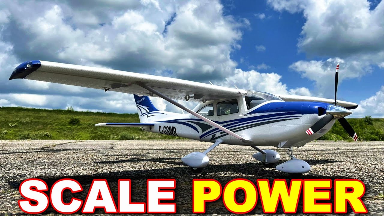 POWERFUL Scale Perfection - FMS Cessna 182 RC Airplane - YouTube