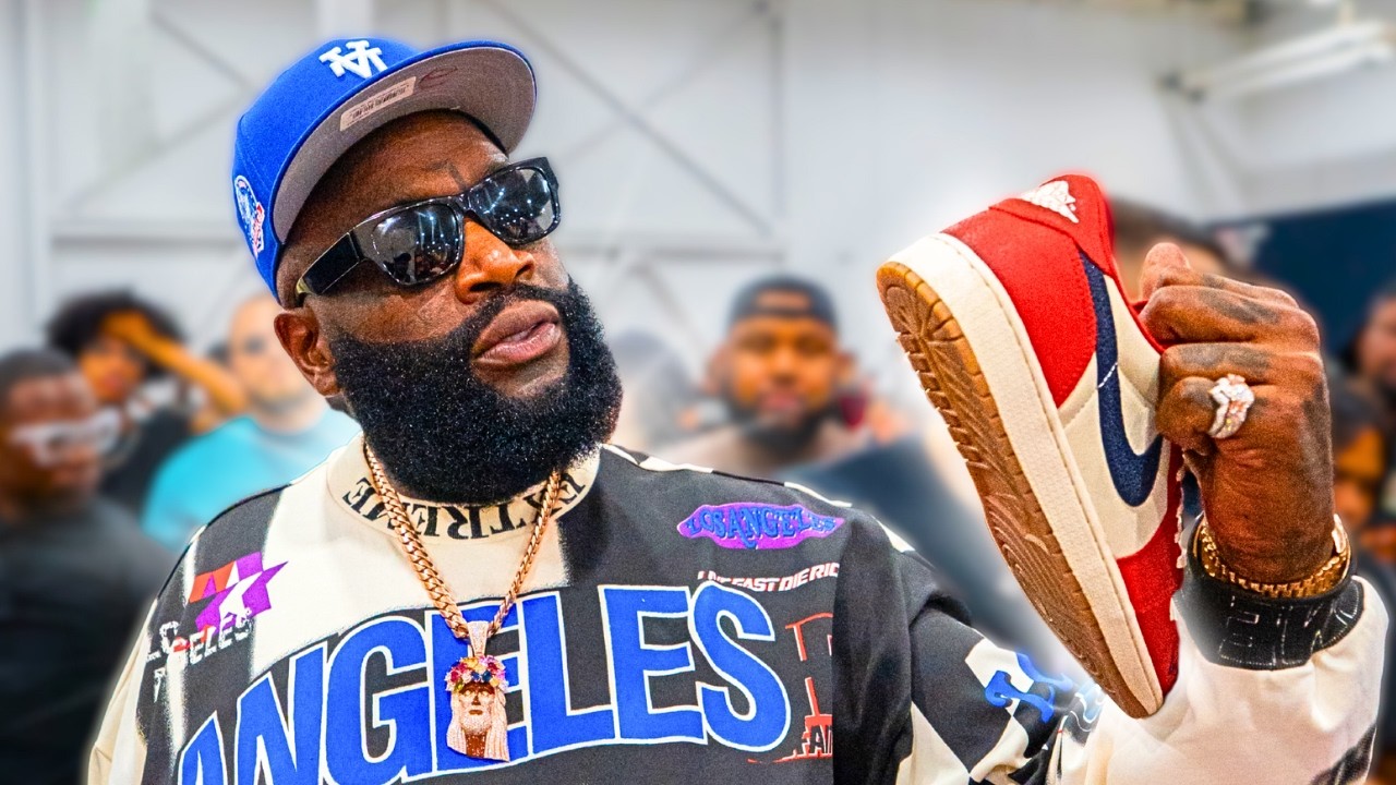 Rick Ross Goes Shopping For Sneakers At Got Sole - YouTube