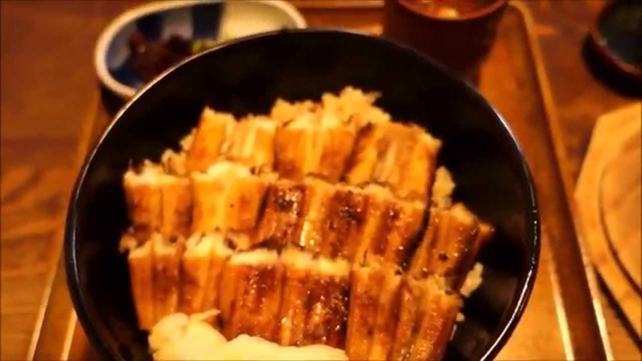 UENO : Anago-meshi (grilled eel over rice) - YouTube