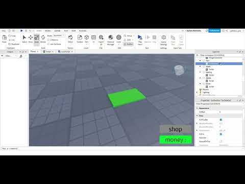 how to code a basic shop and money system roblox studio - YouTube