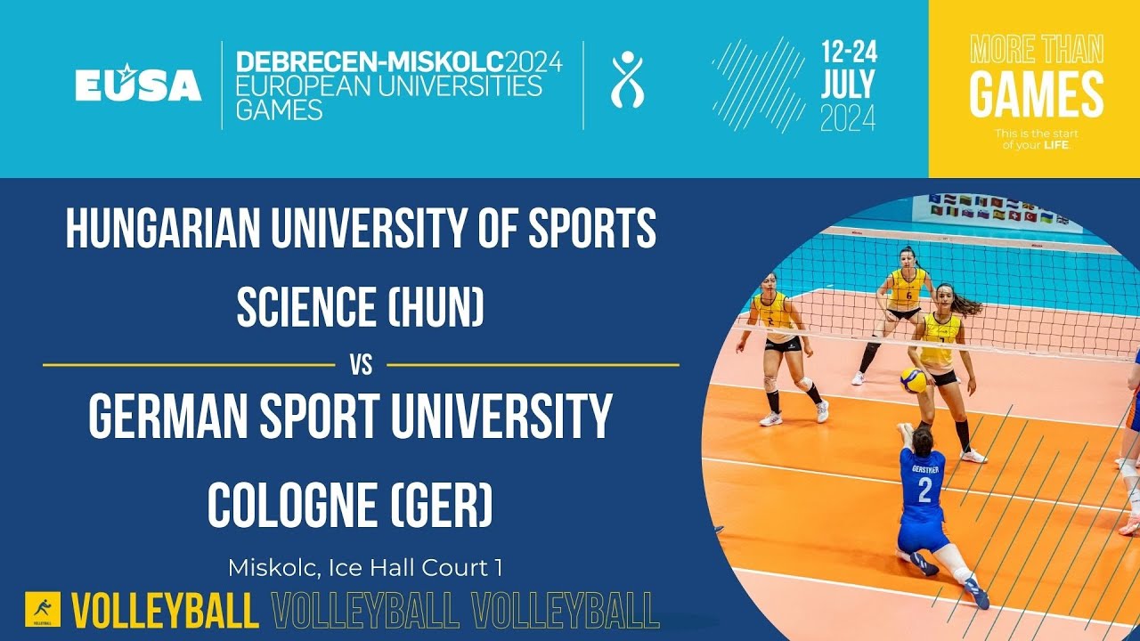 Volleyball Women / Hungarian University of Sports Science HUN - German ...
