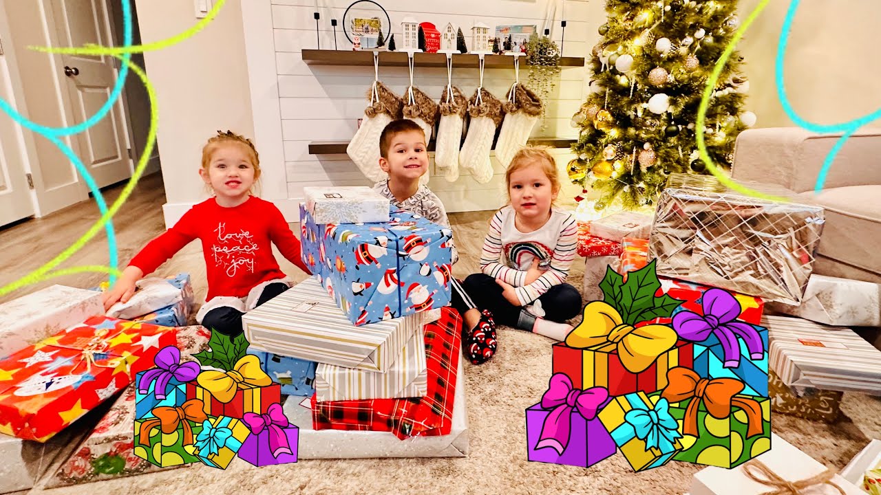 Christmas Morning Opening Christmas Presents Youtube
