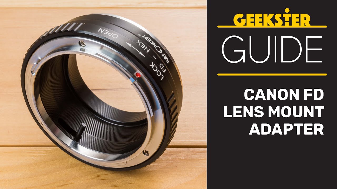 การใช้ตัวแปลงเมาท์เลนส์ Canon FD / FL FD nFD Lens Mount Adapter Guide ...