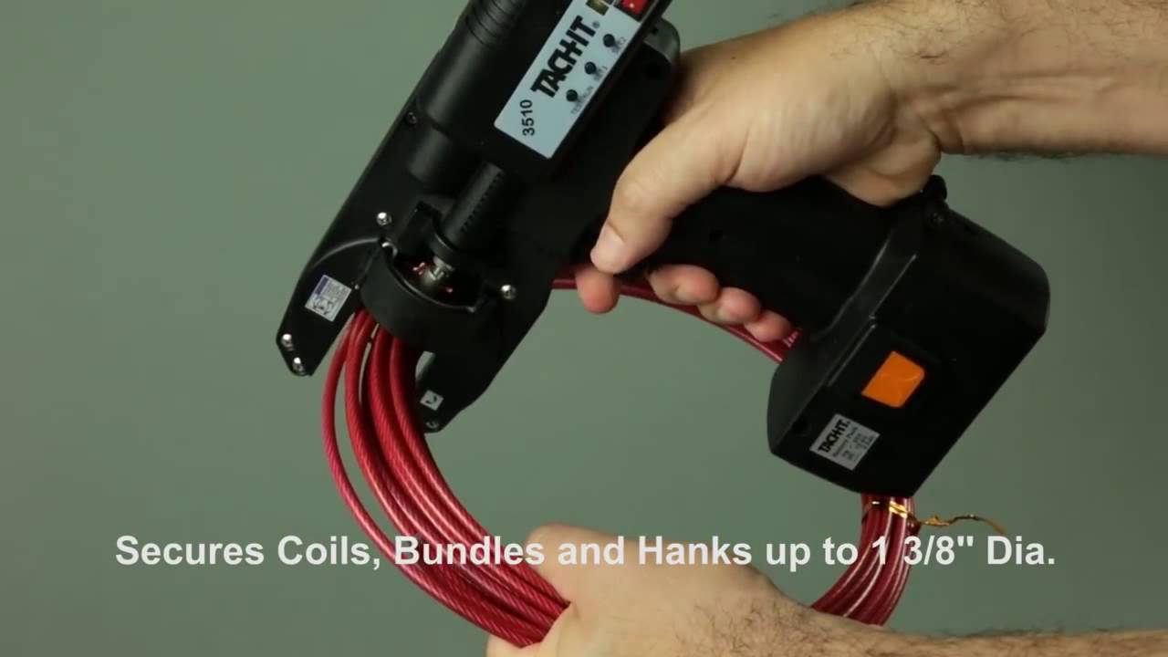 3510/3510A Hand Held Twist Tie Machine - YouTube