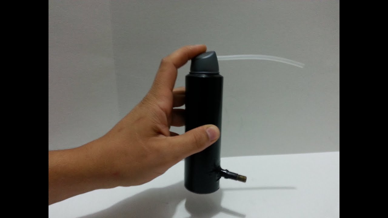 Dust Remover How to make a Compressed Air Can from deodorant can DIY ...