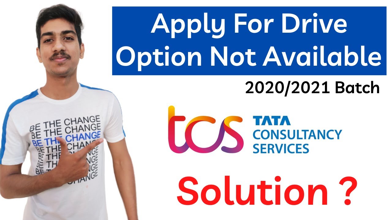 TCS NQT NextStep Apply For Drive Option Not Showing | FREE TCS NQT 2020 ...