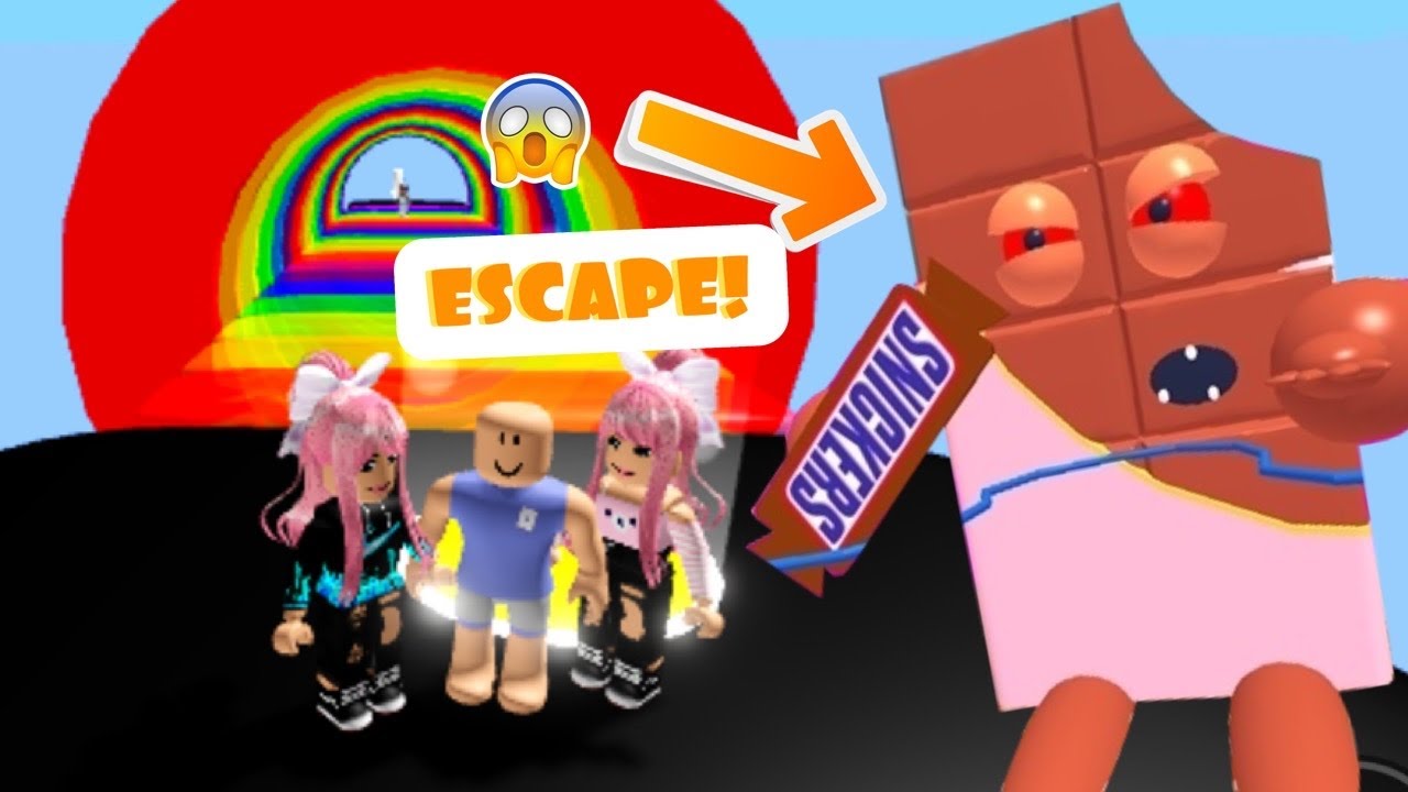 ROBLOX: Our first video!! ESCAPE THE EVIL CHOCOLATE OBBY!!! GAMERfamily ...