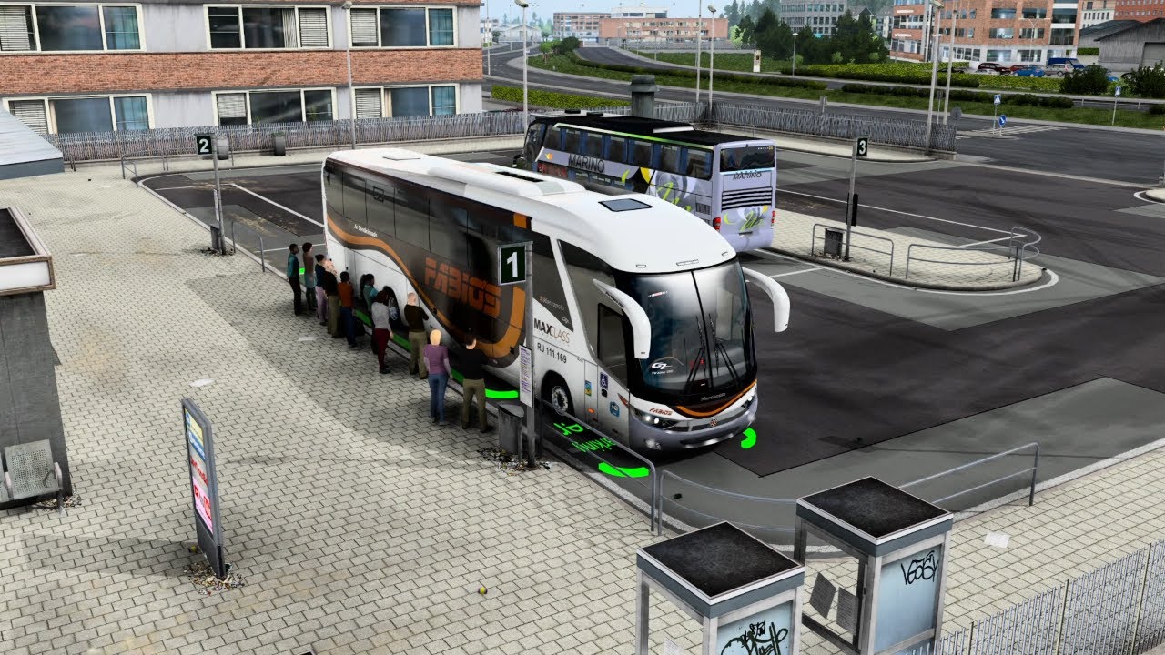 Ets2 Volvo G7 Bus Mod Thrustmaster T248 Wheel Passenger Mod ...