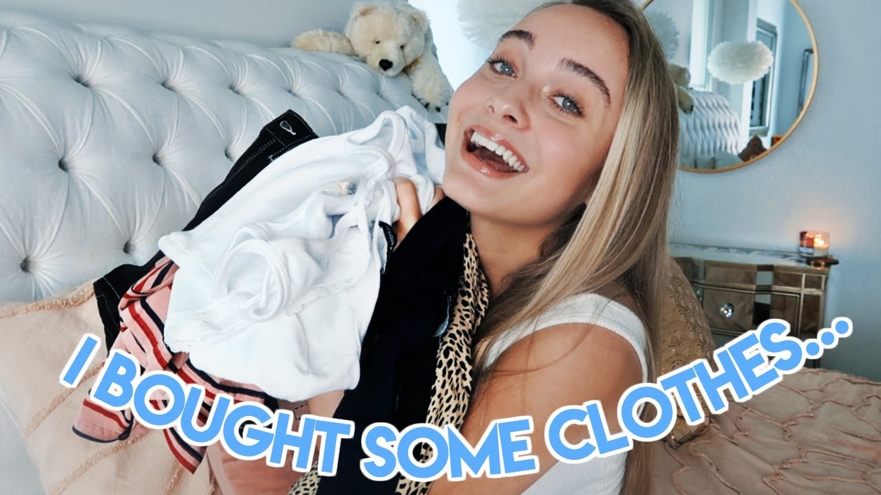 i got some cute clothes (clothing haul 2019) - YouTube