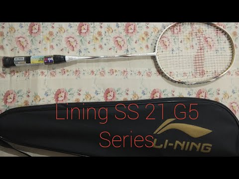 Unboxing - Lining Super Series SS 21 G5 Badminton Racket - YouTube