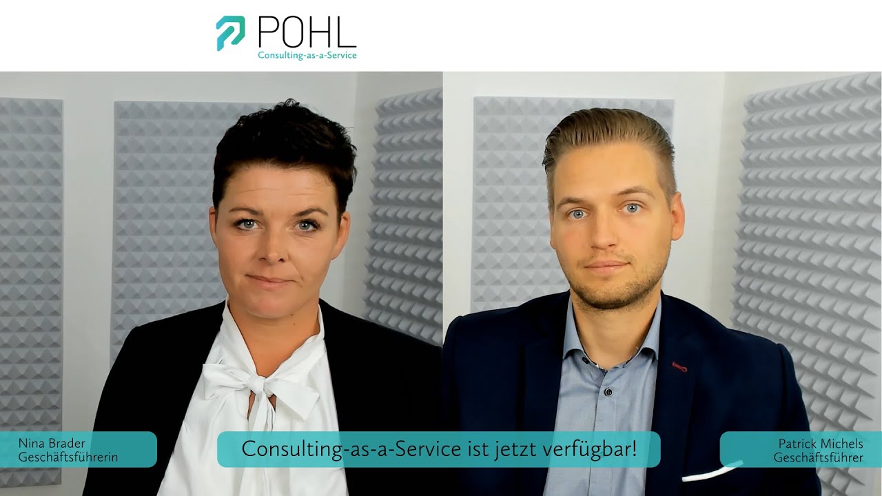 Pohl Consulting-as-a-Service ist jetzt verfügbar! - YouTube