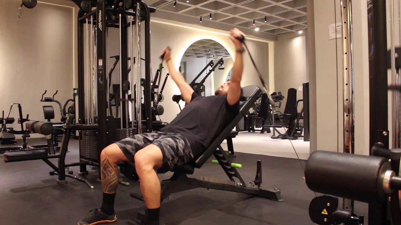 Cable: Incline Fly - YouTube
