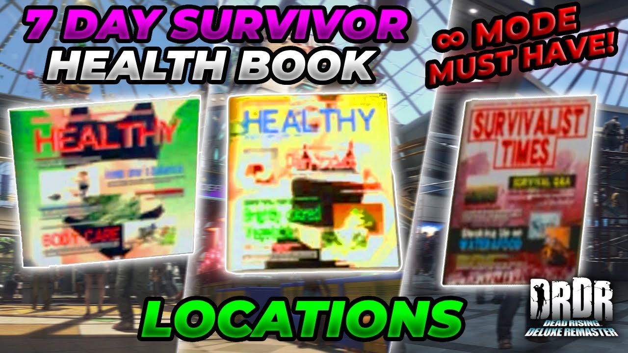 Where to find the 3 Health Books in DEAD RISING REMASTER Infinity Mode ...