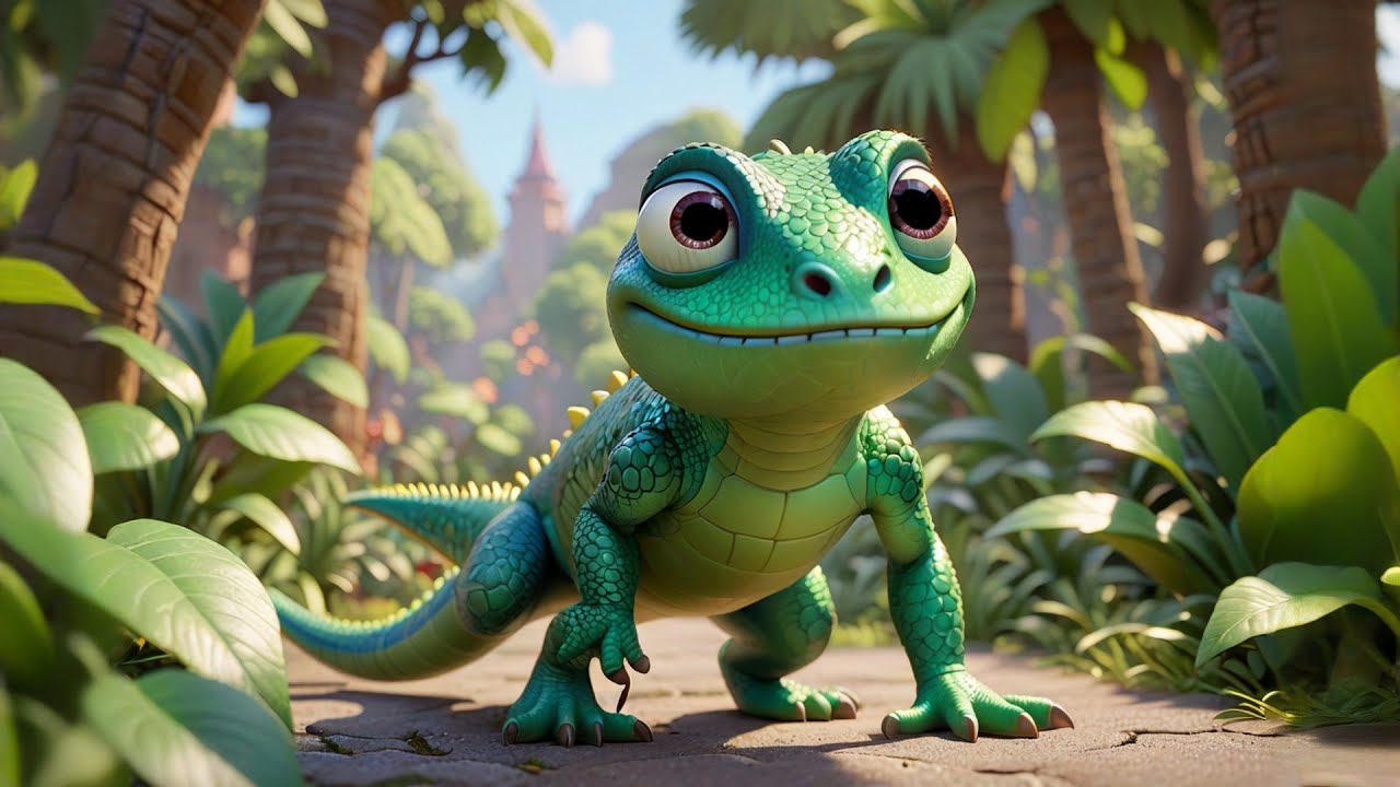 Larry Lizard’s Leaping Game | Action & Counting Song Kids | Fun Rhyme ...