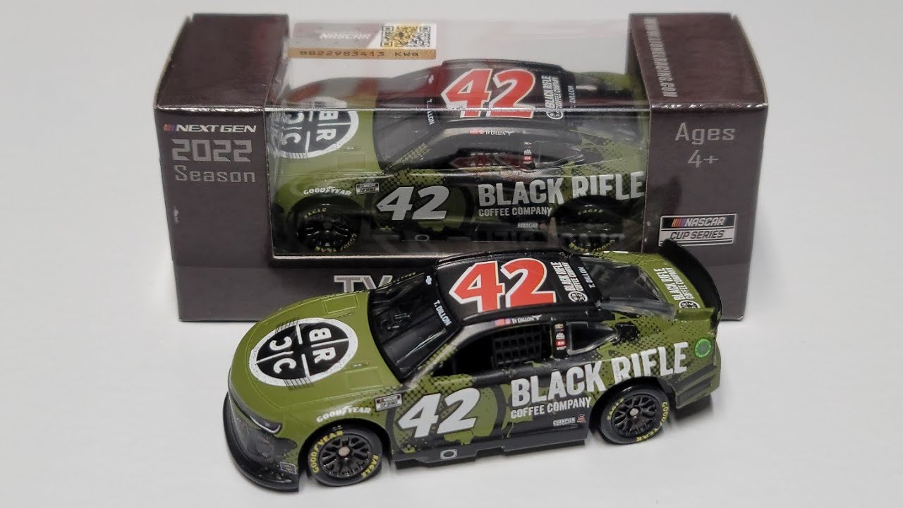 Ty Dillon 2022 Black Rifle Coffee 1/64 NASCAR Next Gen Diecast Review ...