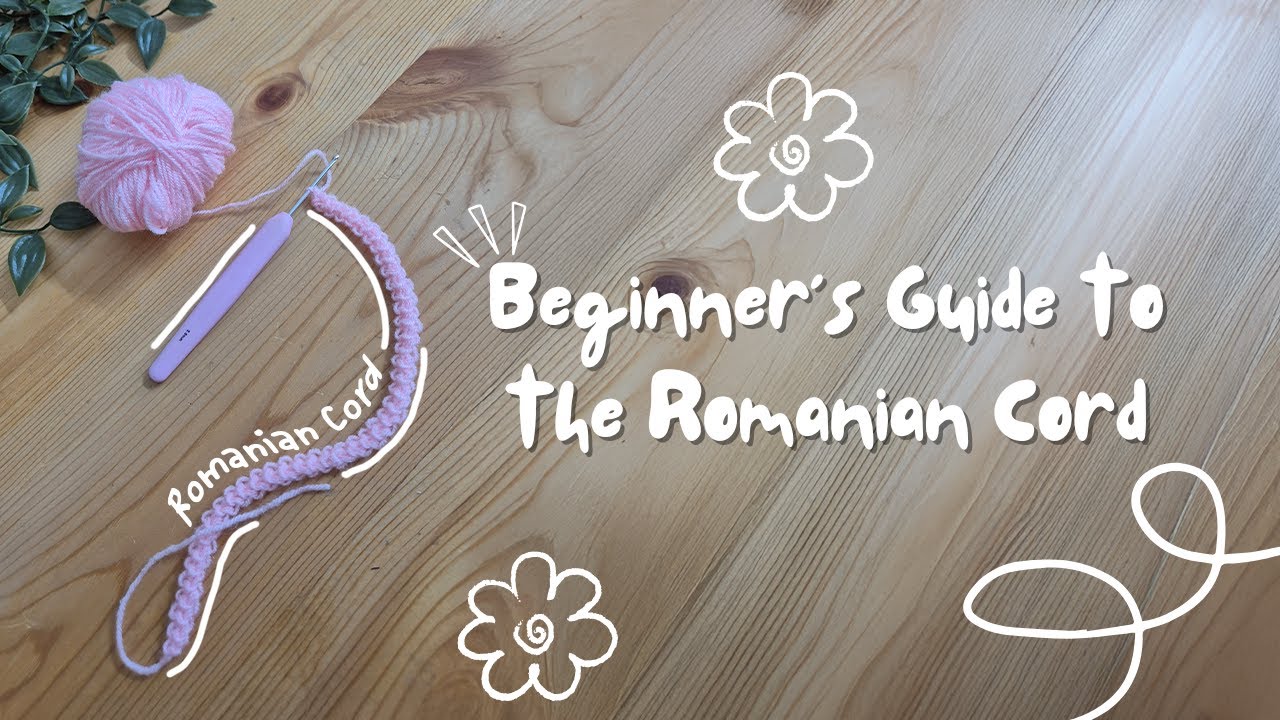 How to Crochet a Romanian Cord | Easy & Strong Crochet Cord for ...